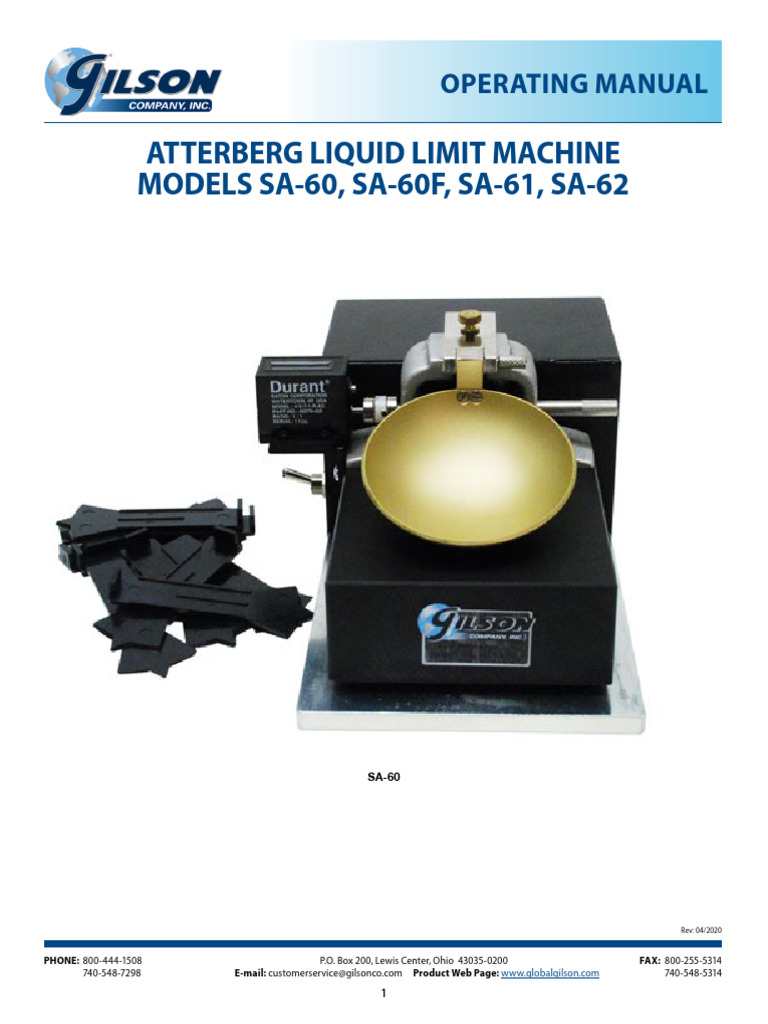 Manual - SA 60 62 | PDF | Manufactured Goods | Machines