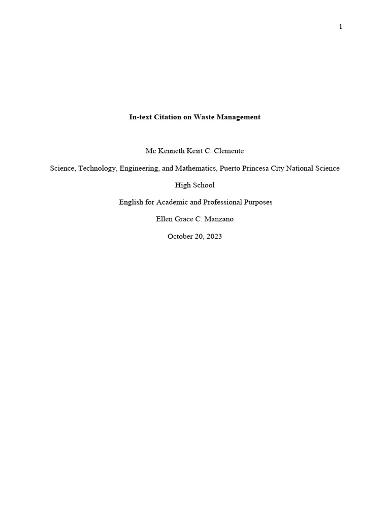 APA 7th Edition Template Student Version | PDF | Economies