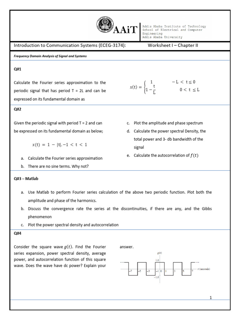 Worksheet 20I | PDF | Algorithms | Harmonic Analysis