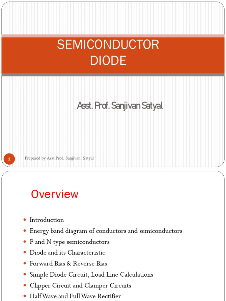 Chapter 2 | PDF | P–N Junction | Rectifier