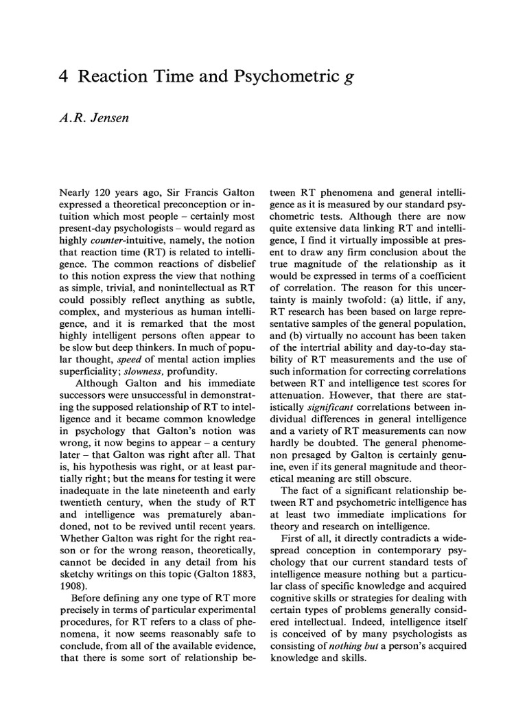Reaction-Time-and-Psychometric-g-1982-by-Arthur-Robert | Download Free ...