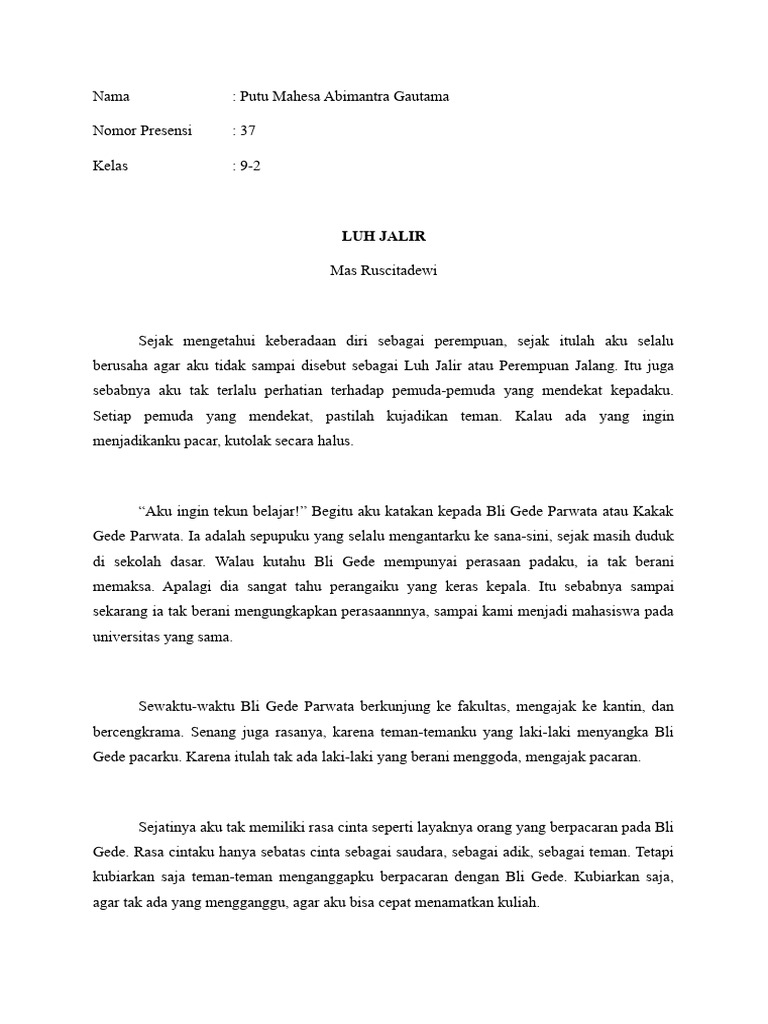 Luh Jalir | PDF | Kesehatan Holistik