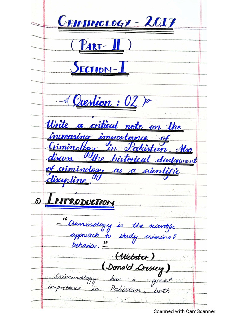 Criminology 2017 Paper | PDF