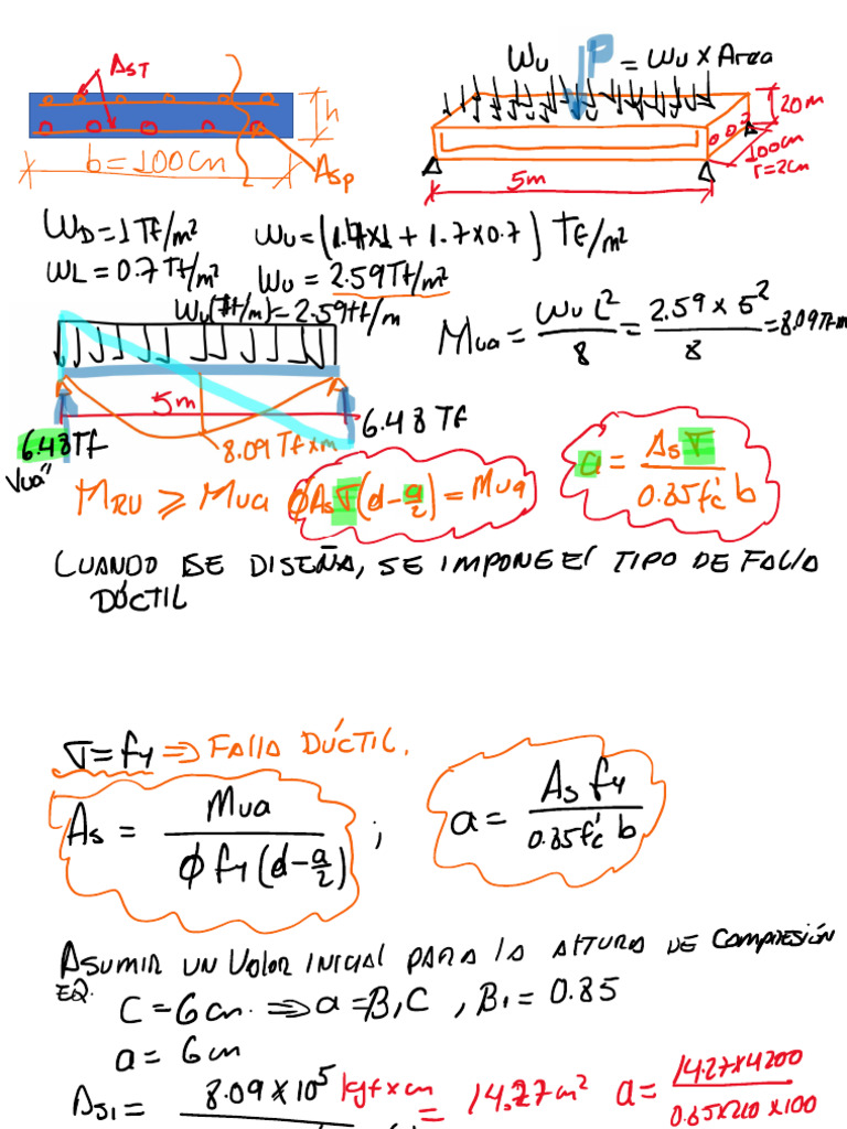 Ejemplos de Diseño de Losas Sólidas-8c | PDF