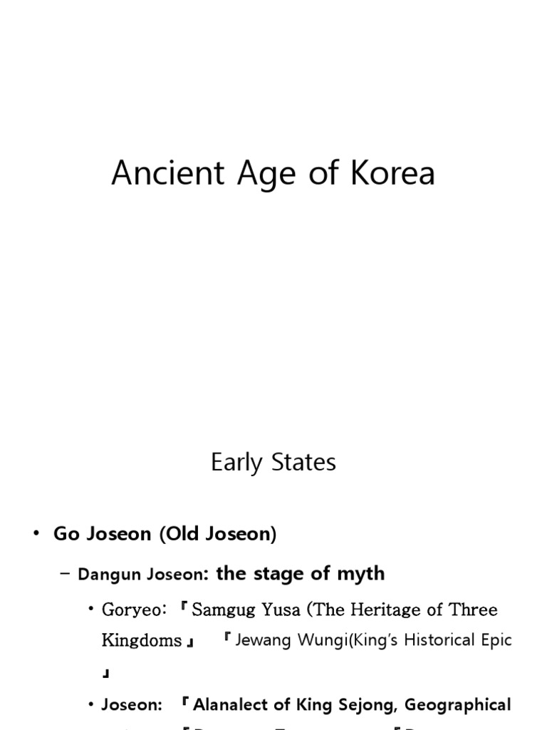 The Ancient Age of Korea 202-All PDF | PDF | Korea | East Asia