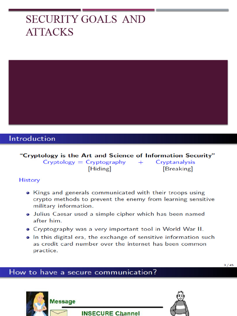 Cryptography Basics and Attacks | PDF | Cryptography | Cryptanalysis