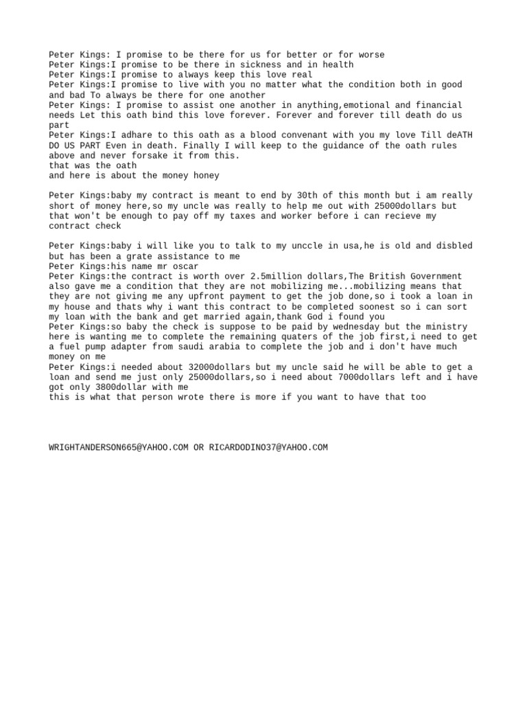 Oath Format and Contract | PDF