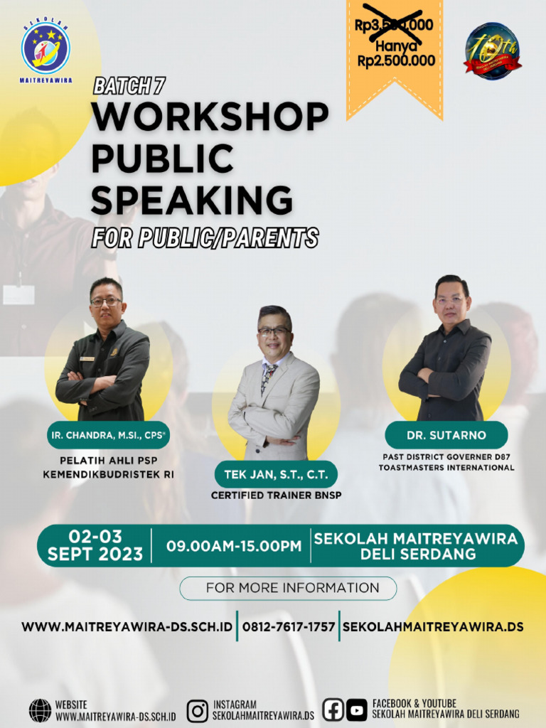 Flayer Public Speaking For Parents Feed | PDF
