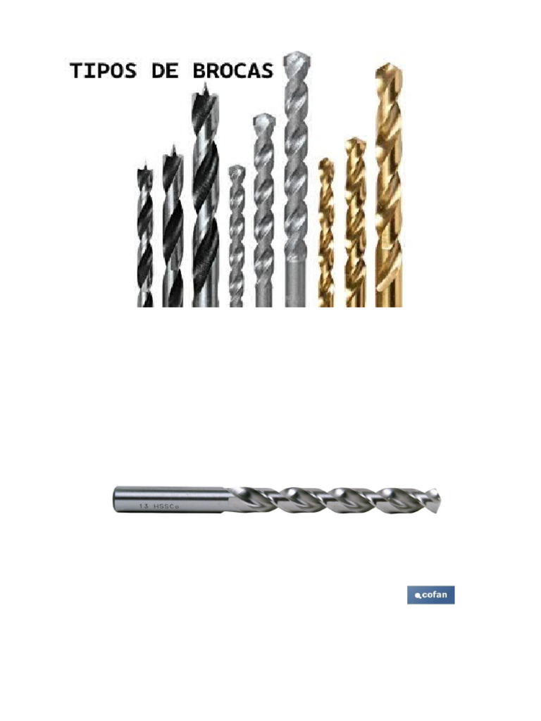 Tipos de Brocas | PDF