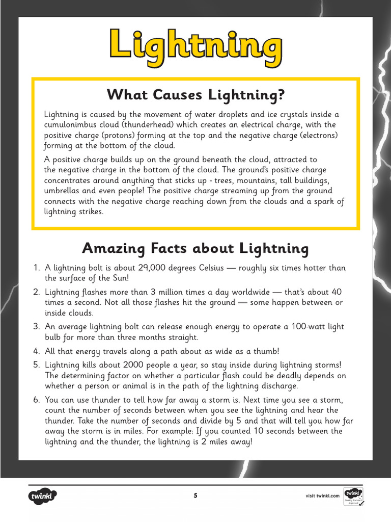Lightning Notes | PDF | Lightning | Cloud