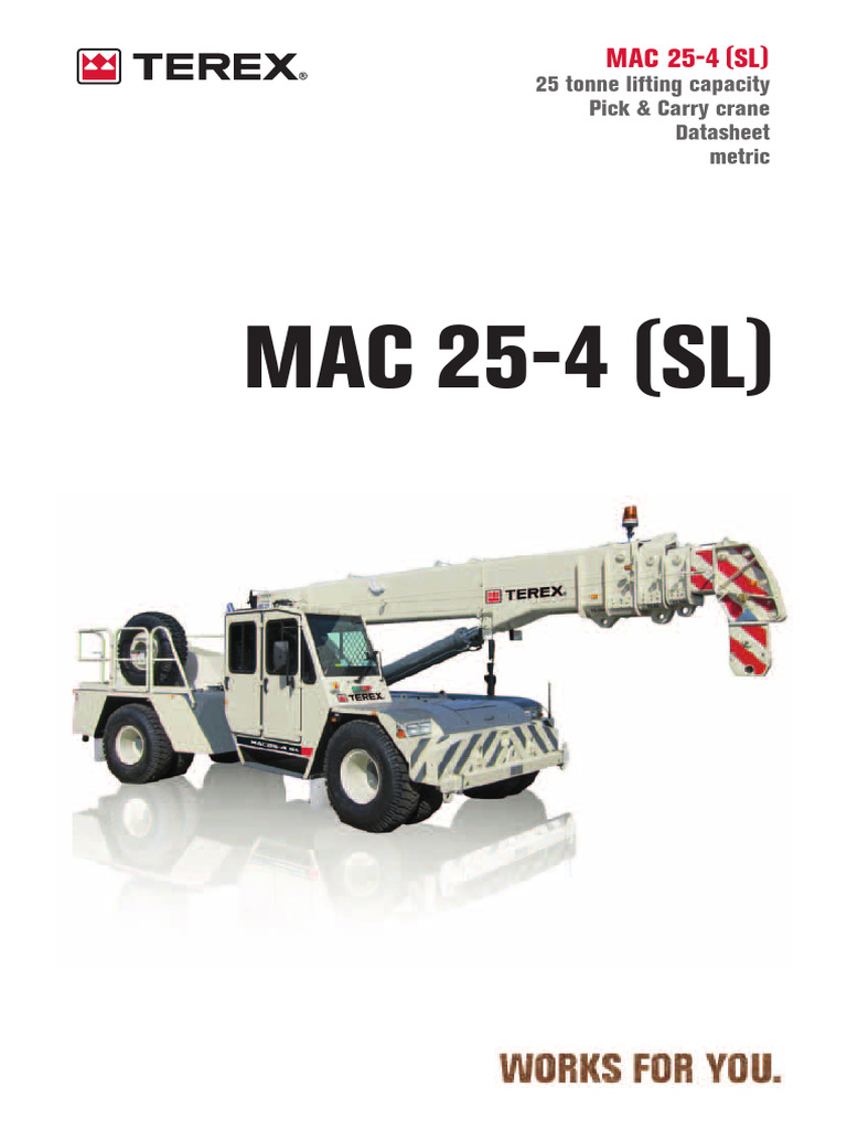 Franna Mac25 SL - Brochure | PDF