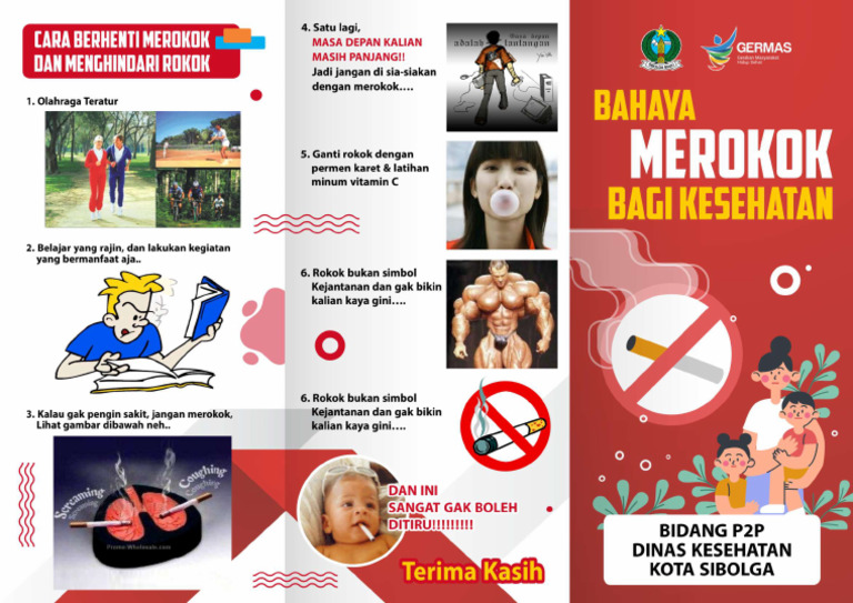 Leaflet Merokok 1 | PDF
