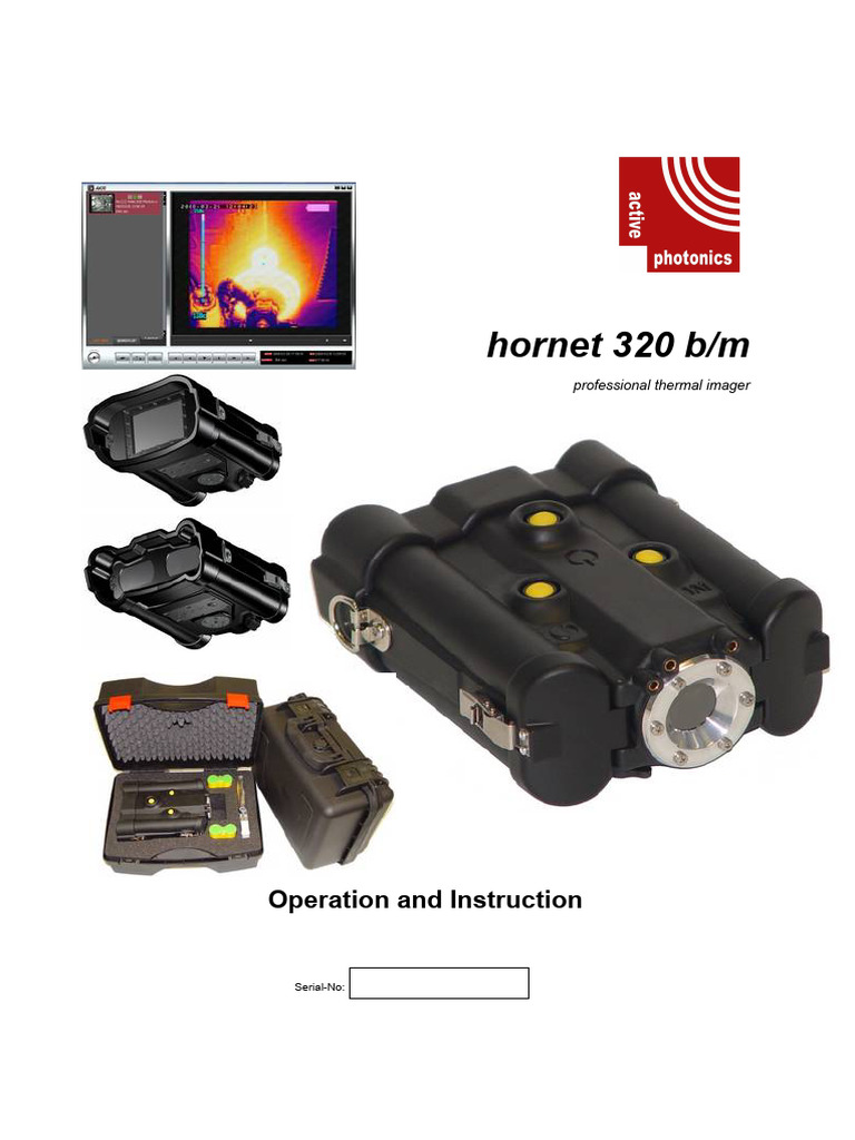Manual Camara Termica Hornet 320 BM | PDF