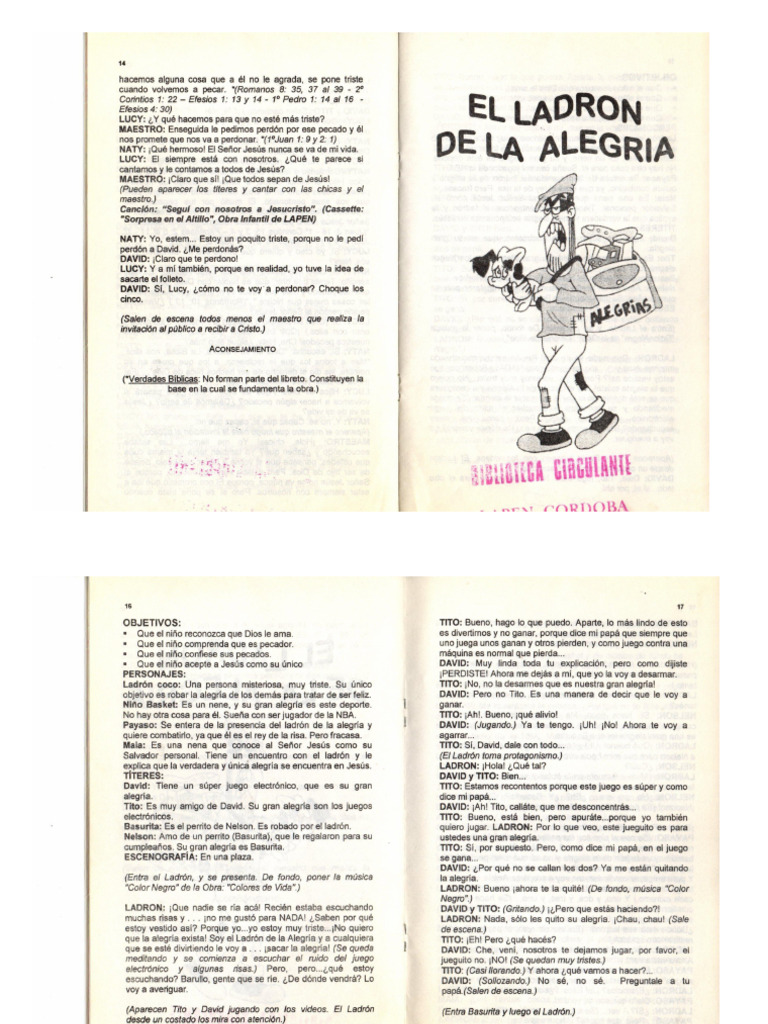 El Ladron de La Alegria | PDF