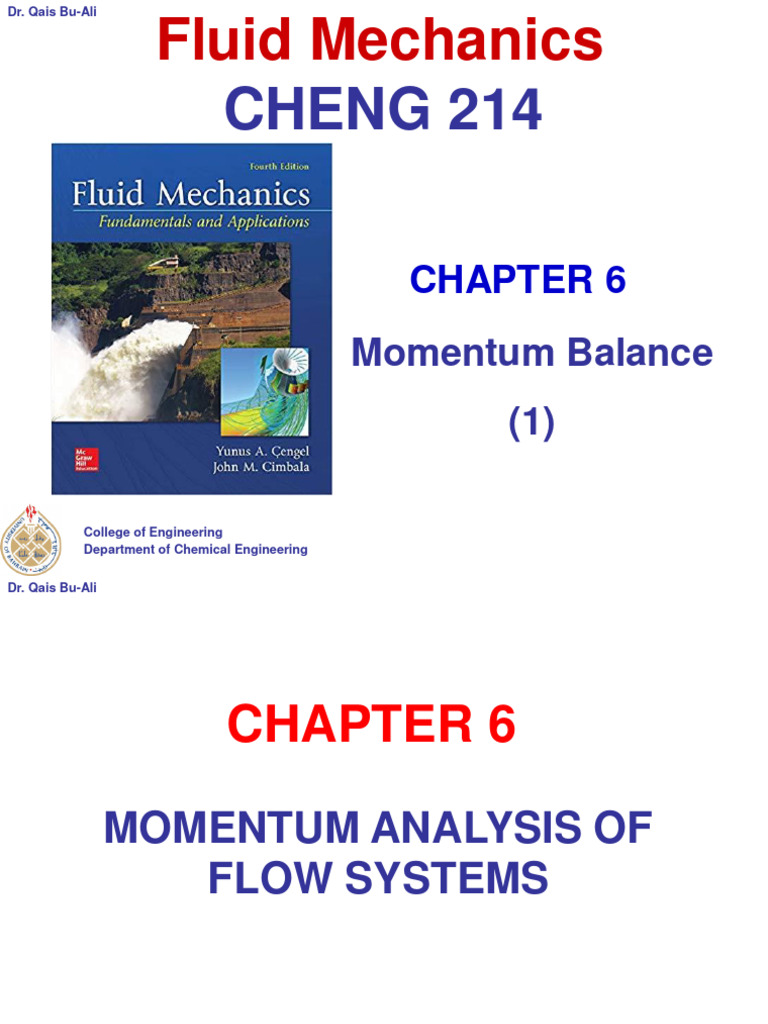 Momentum Balance | PDF | Newton's Laws Of Motion | Force