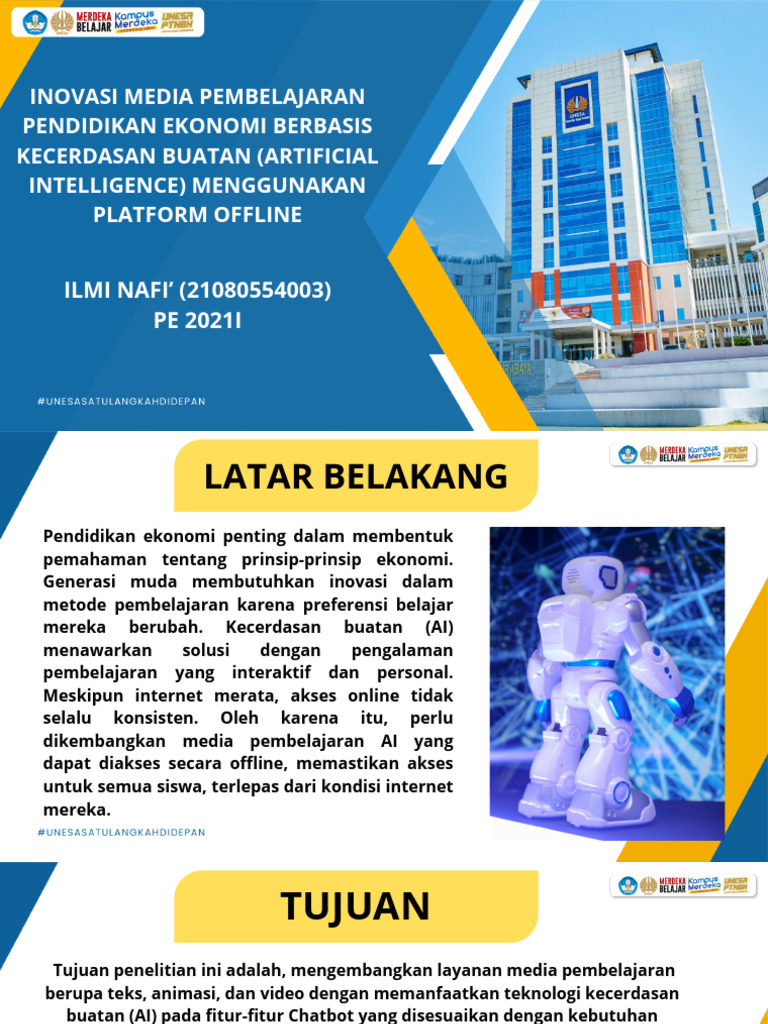 Inovasi Media Pembelajaran Pendidikan Ekonomi Berbasis Kecerdasan Buatan (Artificial ...