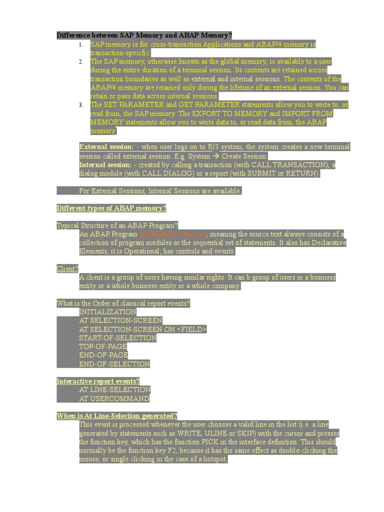 Interview Questions & Answers | PDF | Parameter (Computer Programming) | Subroutine