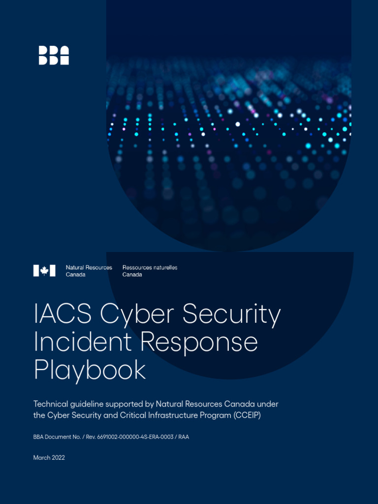 IACS Cyber Security Incident Response Playbook PDF 1694299982 | PDF | Computer Security | Security