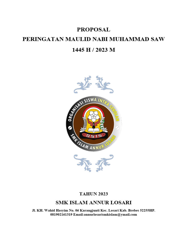 Proposal Maulid Nabi | PDF
