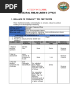 Community Tax Certificate | PDF