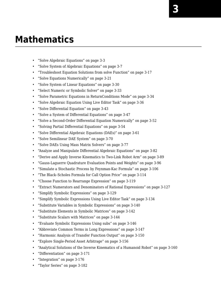 34 Mathematics 1 | PDF | Equations | Differential Equations