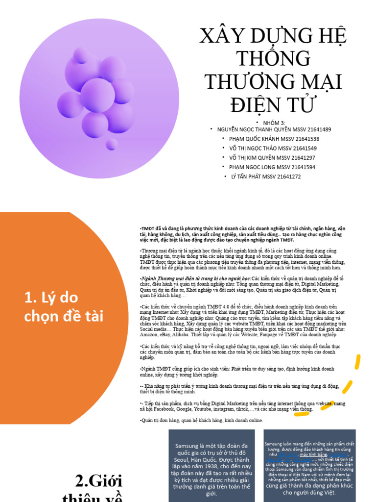 Đề tài thuyết trình HTTTQL | PDF