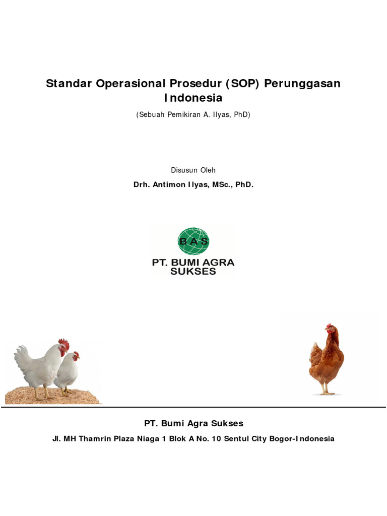 Paper-Standar Operasional Prosedur (SOP) Poultry Indonesia | PDF