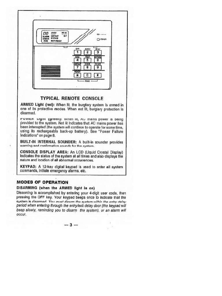 Ademco 4110 User Manual | PDF