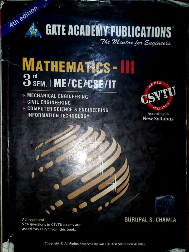 Gate Mathematics 3 | PDF