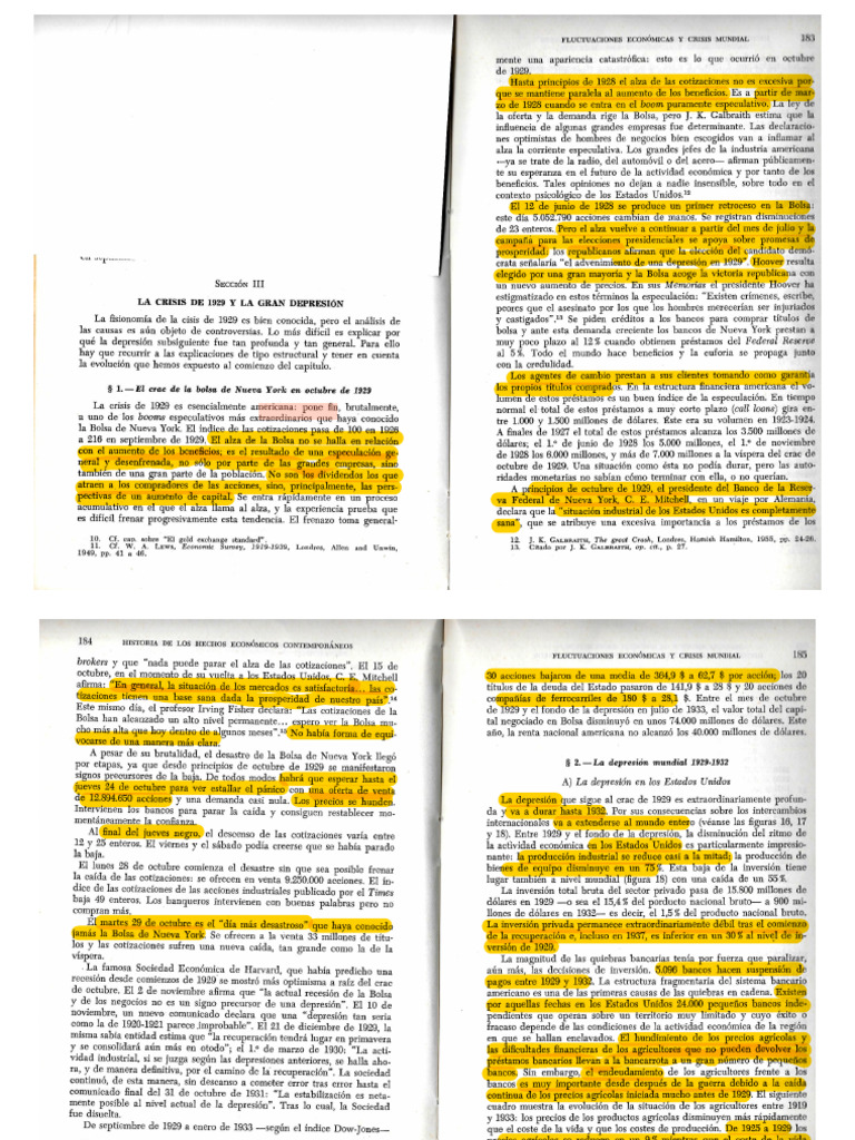 Niveau Historia de Los Hechos Económicos Contemporáneos | PDF