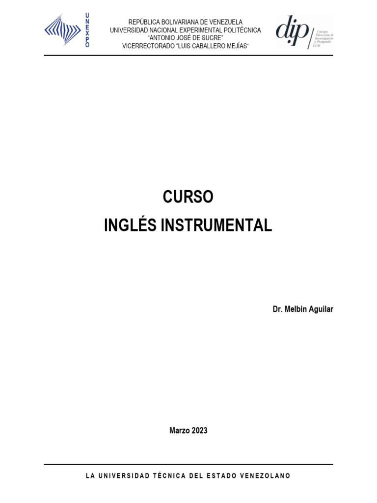 Programa de La Asignatura | PDF