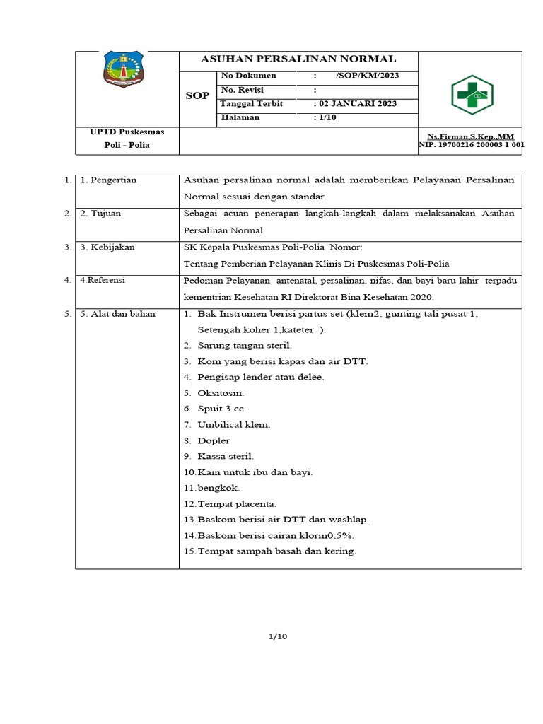 Sop Inc | PDF | Kesehatan Holistik