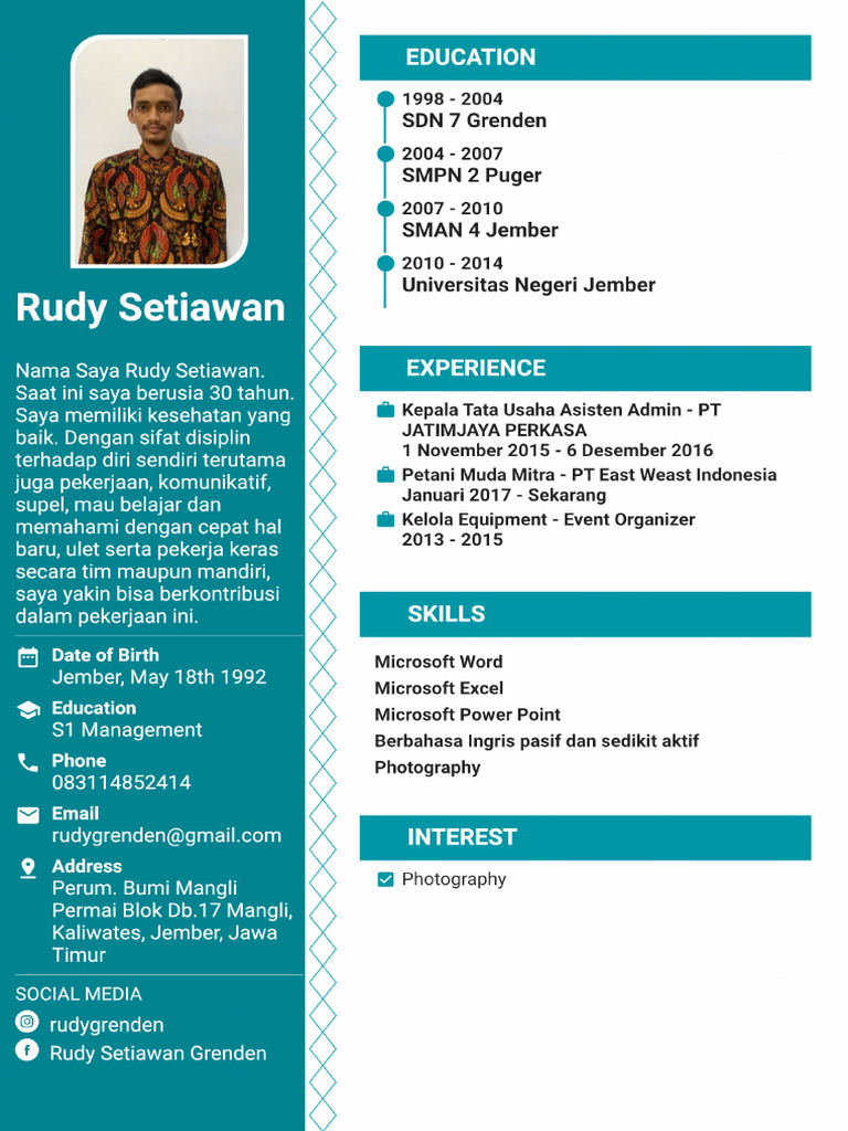 CV Rudy | PDF