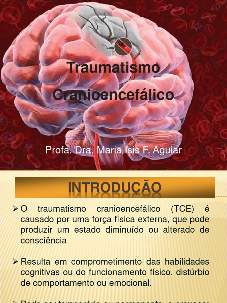 Aula - TCE | PDF | Traumatismo craniano | Coma