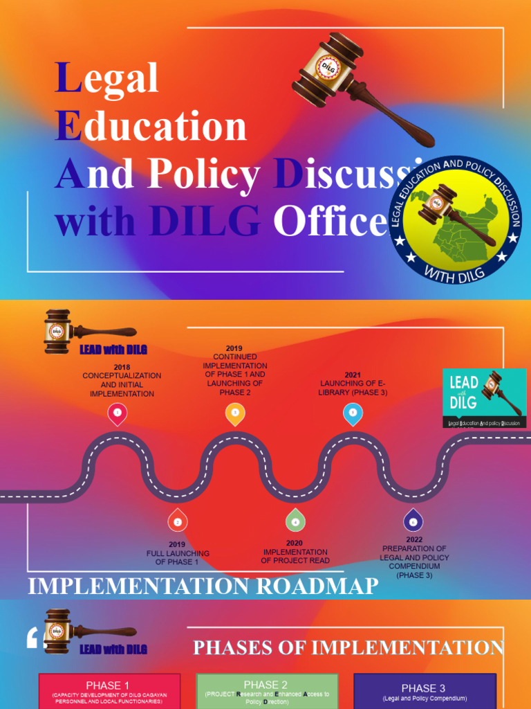 DILG Legal Education Implementation Plan | PDF | Computers