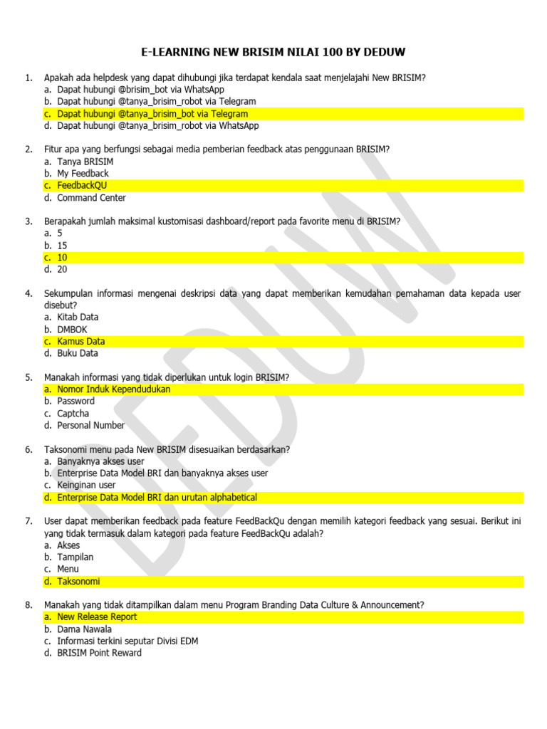 Panduan Fitur dan Bantuan New BRISIM | PDF | Komputer