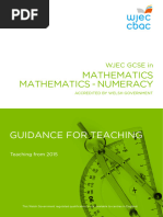 Wjec Gcse Maths Numeracy Spec | PDF | Triangle | Angle