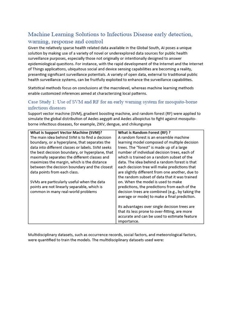 VBD Surveillance Case Studies | Download Free PDF | Support Vector ...