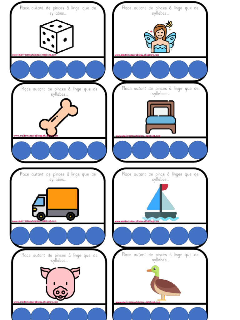 Compter Syllabes Pinces | PDF