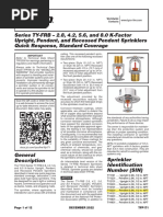 Tyco TY3531 TFP181 - 08 - 2022 | PDF | Fire Sprinkler System | Building Engineering