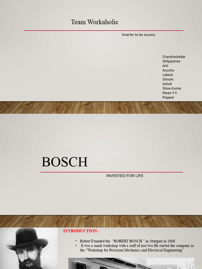 Bosch | PDF | Business | Economies