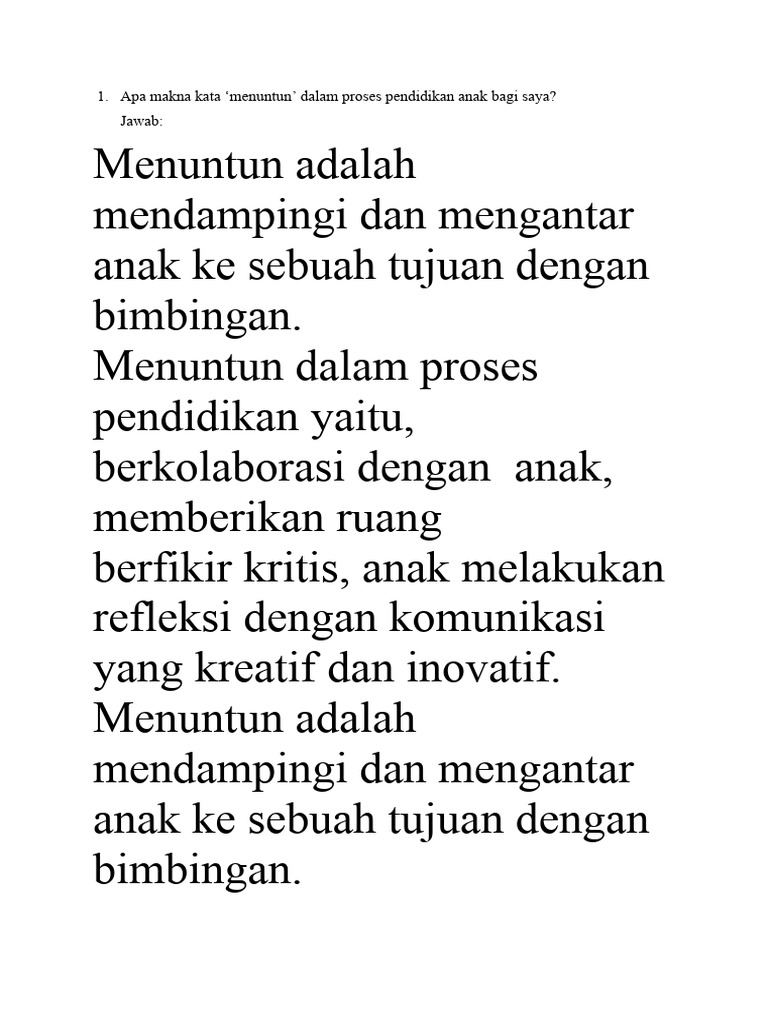 Eksplorasi Konsep - Refleksi Dan Argumen Kritis 2 (6,7,8,9) - Ana Noor Afdilla | PDF