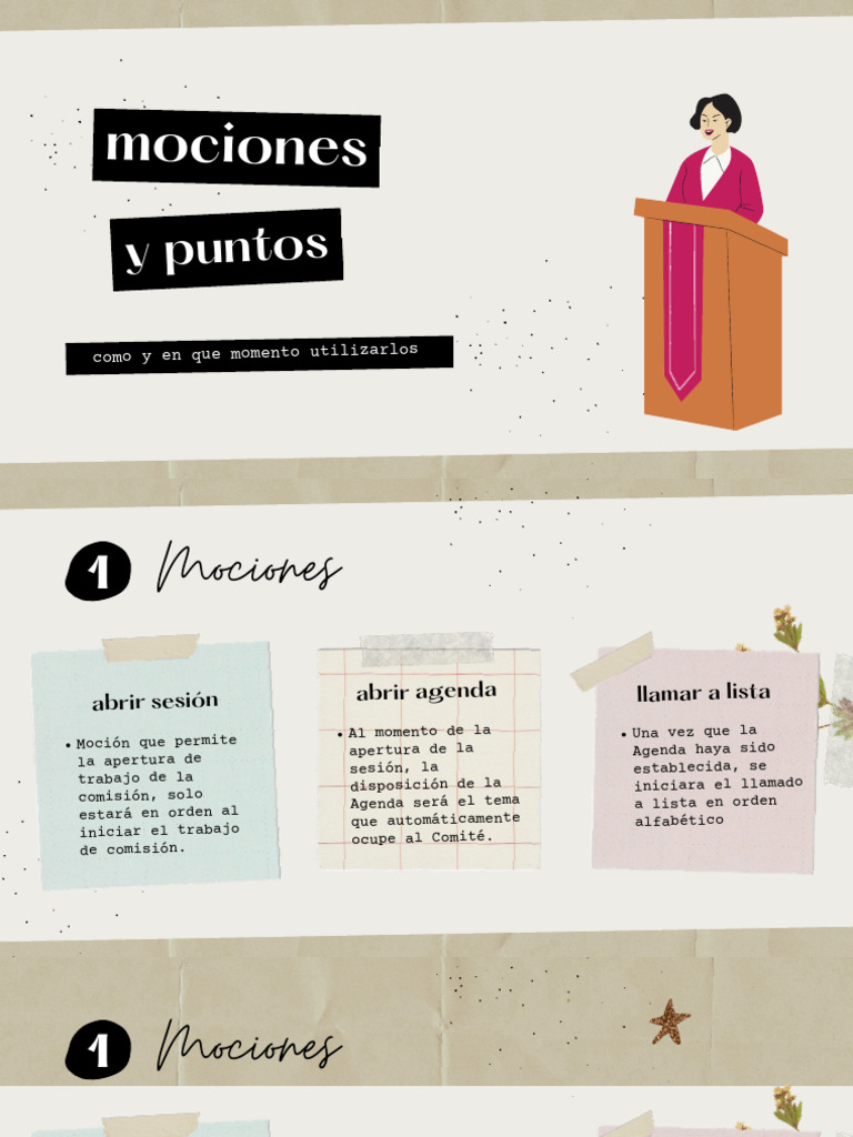 Mociones y Puntos | PDF | Gobierno