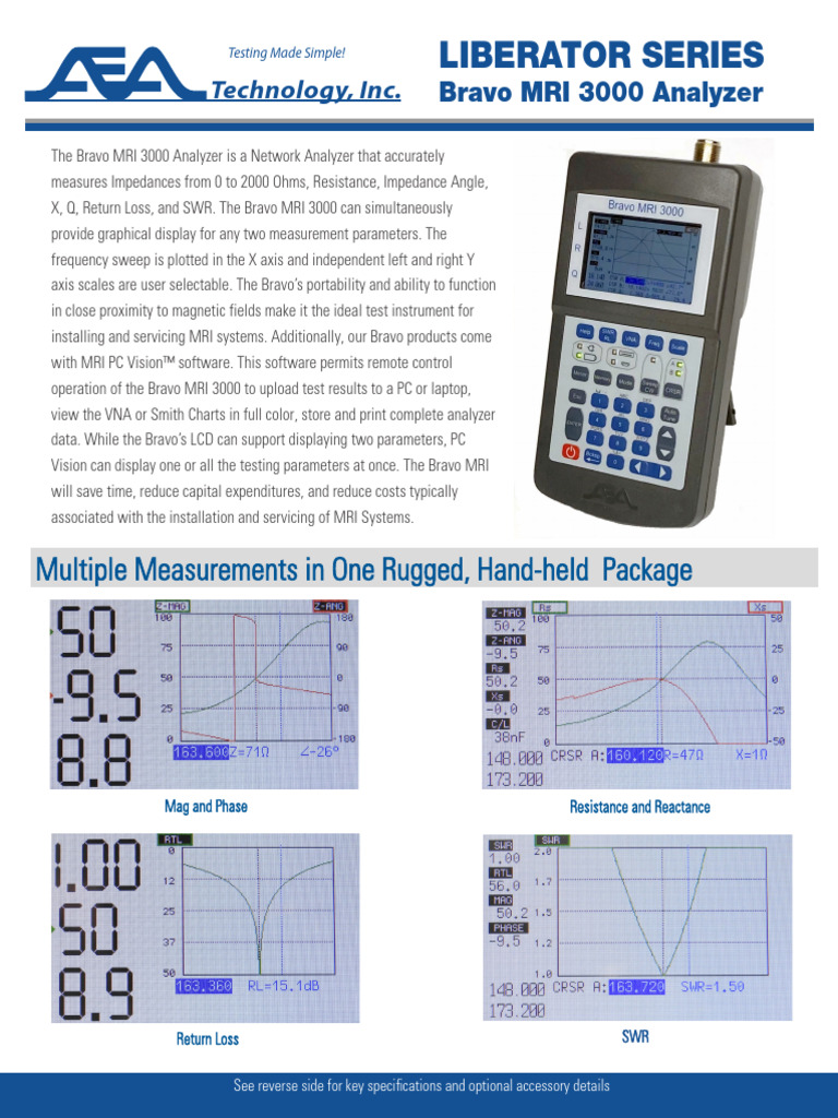 Bravo MRI 3000 Data Sheet 12 2021 | PDF