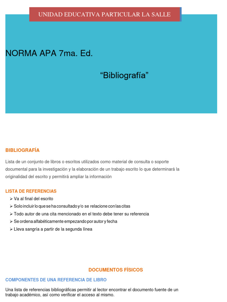 1 Norma Apa 7ed Bibliografia-Ib-Bgu | PDF | Bibliografía | Microsoft ...