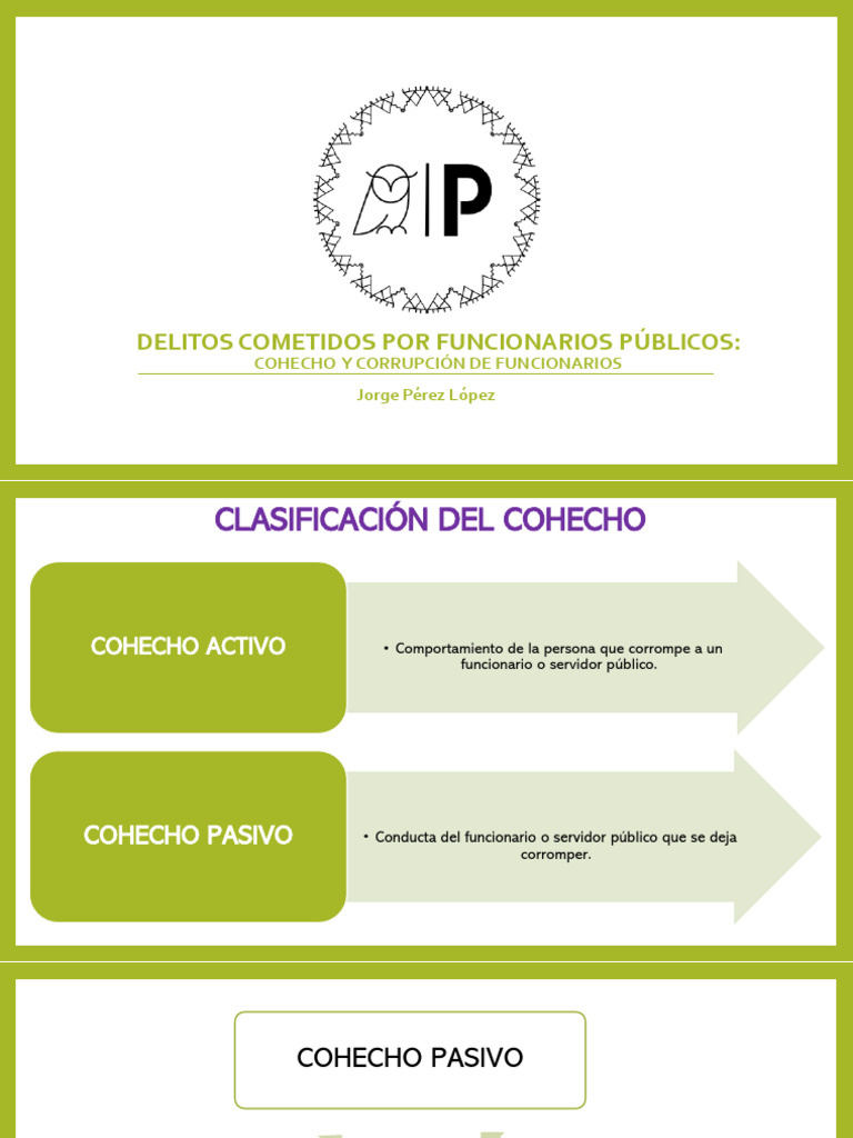 DP Iv - 8. Adm. Pub. - Cohecho | PDF | Derecho