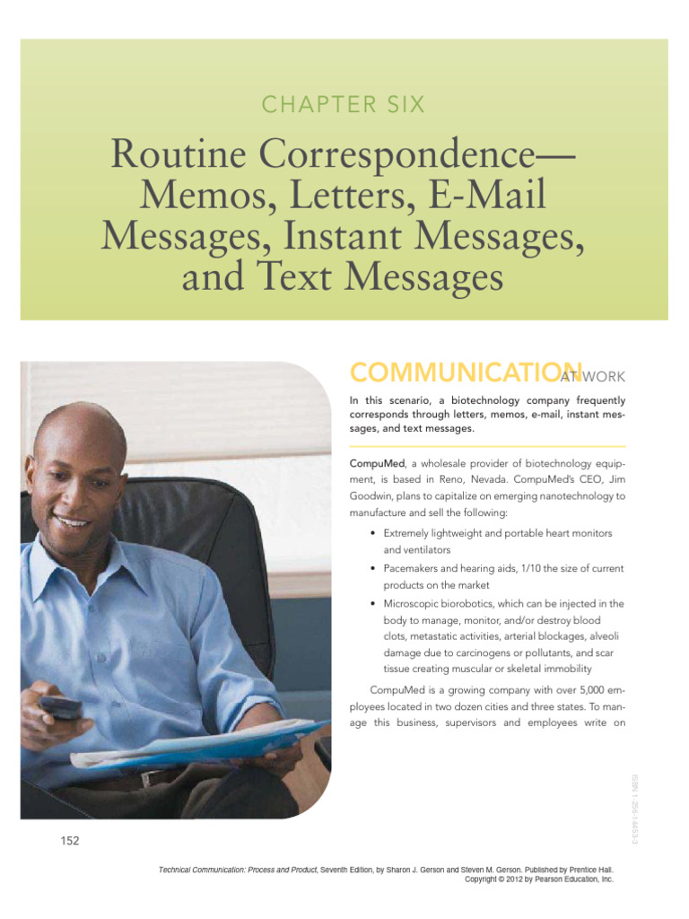 Chp.6. Routine Correspondence | PDF