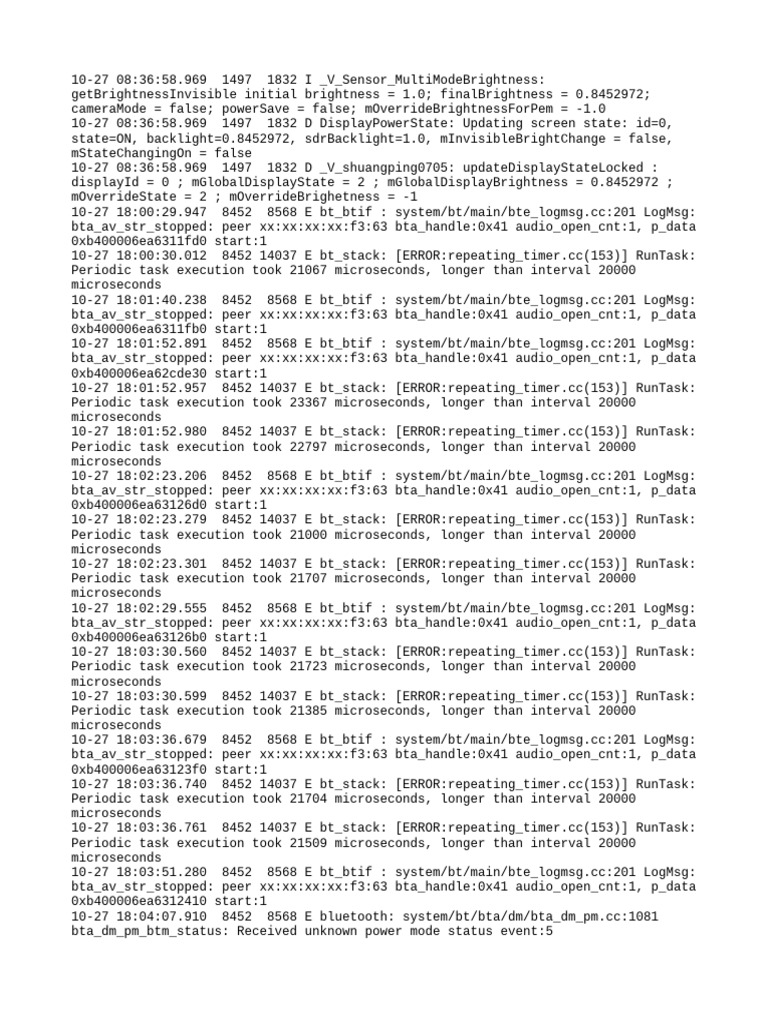 Log | Download Free PDF | Networking Standards | Mobile Computers