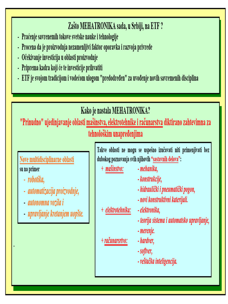 Mehatronika | PDF