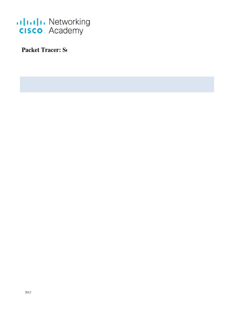 10.3.5 Packet Tracer - Troubleshoot Default Gateway Issues Bryan Rivas Cortez | PDF | Gateway ...